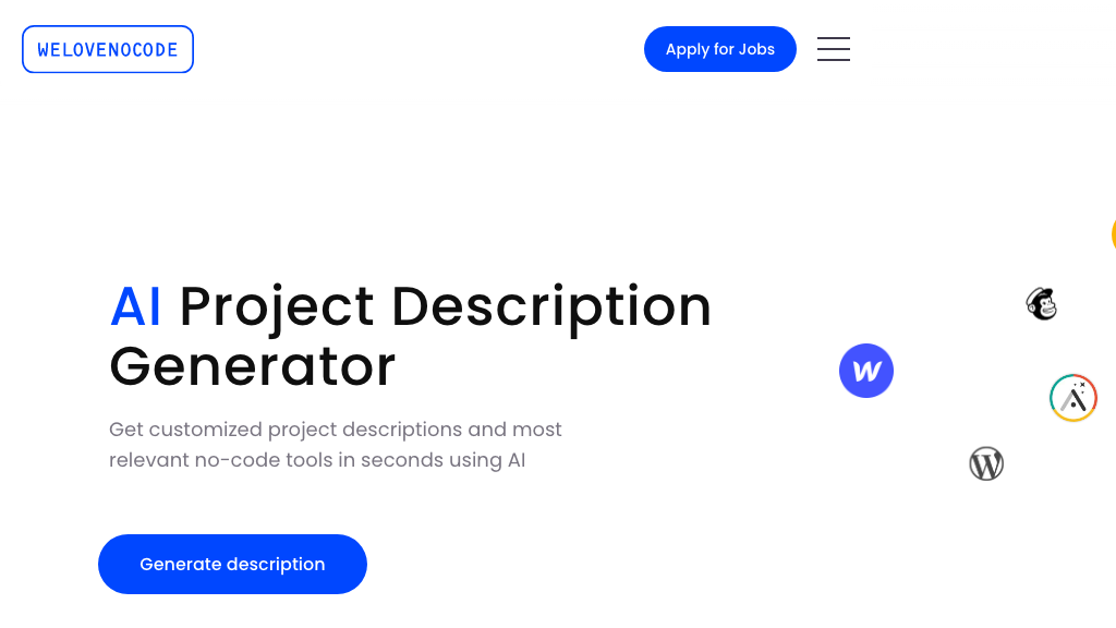 Project Description Generator