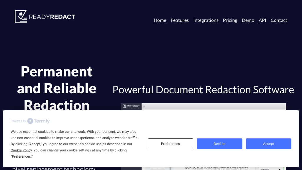 ReadyRedact Document Redaction ReadyRedact Document Redaction