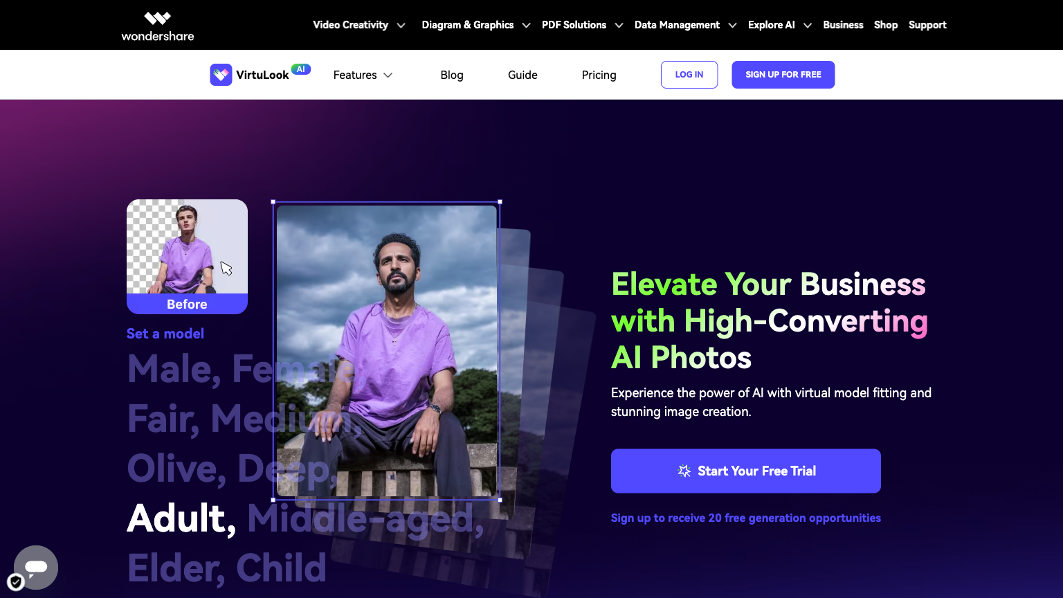 Wondershare VirtuLook